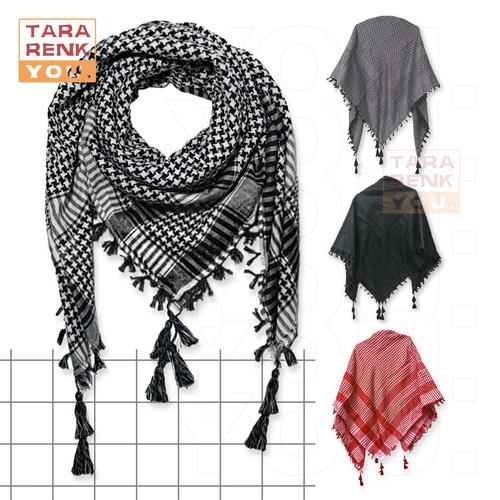 Jual Sorban Hitam Tactical - Sorban Arab - Sorban Palestina Segi Empat ...