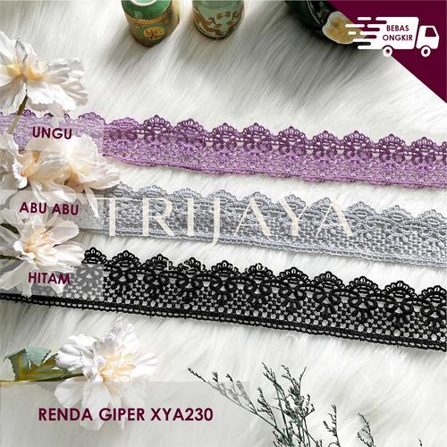 Jual Trijaya Renda Giper Guipure Giver Bordir - XYA 230 (4,5 CM) - Per ...