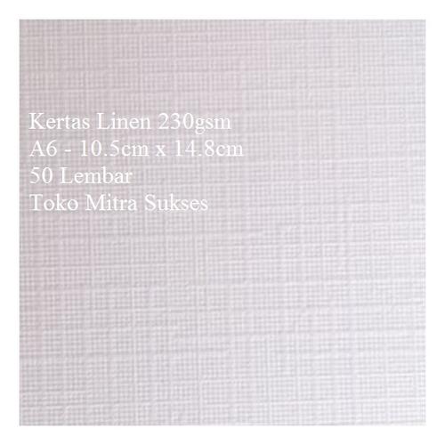 Jual Kertas Linen Jepang 230gram A5 isi 50 Lembar - A6 - Jakarta Barat ...
