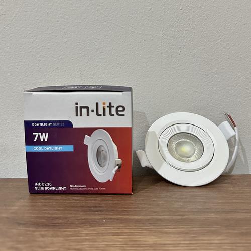 Jual LAMPU LED MINI SLIM DOWNLIGHT SPOTLIGHT INLITE 7WATT- INDC236 ...