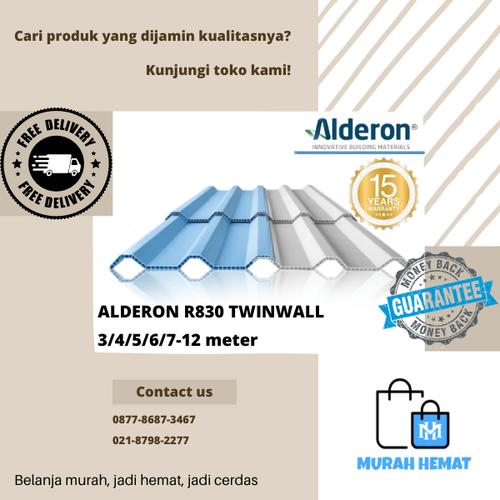 Jual ALDERON R 830 ATAP uPVC TWINWALL CORRUGATED ROMA GRECA 3 4 5 6 7 ...
