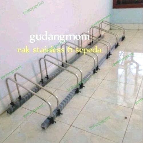 Jual BIKE STAND DISPLAY ENAM SEPEDA RAK TEMPAT PARKIR LIMA SEPEDA BIKE ...