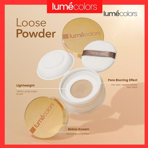 Jual Lumecolors Loose Powder Pore Blurring Effect With Oil Control Lume ...