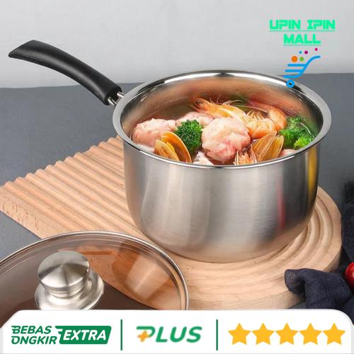 Jual Panci Masak Soup Panci Gagang Milk Pot Stainless Steel 18cm ...