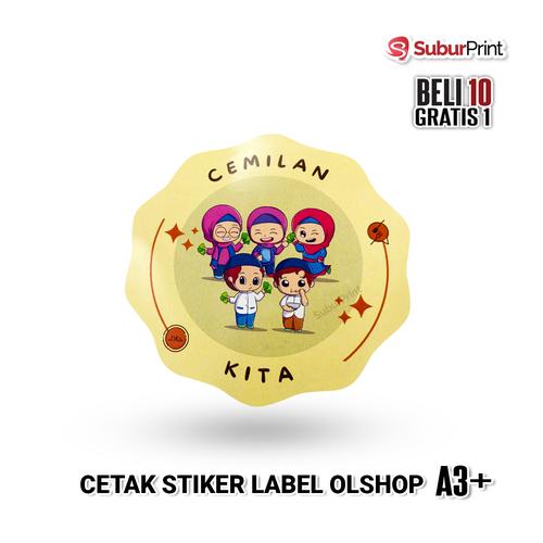 Jual Cetak Stiker Label Olshop Lebel Nama Produk dan Logo Cutting ...