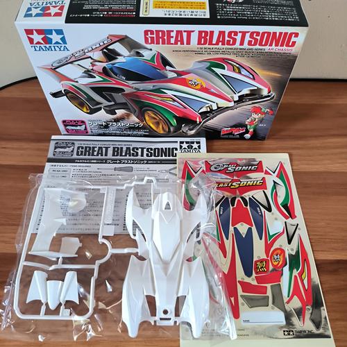 Jual Tamiya 19446 Body Great Blast Sonic Original + Decal + Box - Kab ...