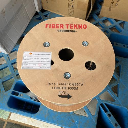 Jual kabel drop core 1 core 3 seling 1 km fibertekno fibeart fiberlink ...