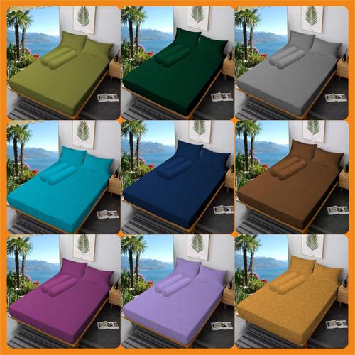 Jual Sprei Katun Emboss 180x200 / 160x200 / 140x200 + Sarung Bantal ...