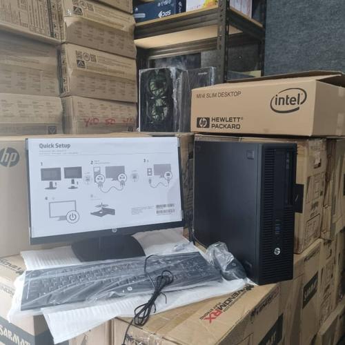 Jual PC Desktop Branded Hp Core i5 8gb SSD 256Gb HDD 1TB 19inch Grs ...