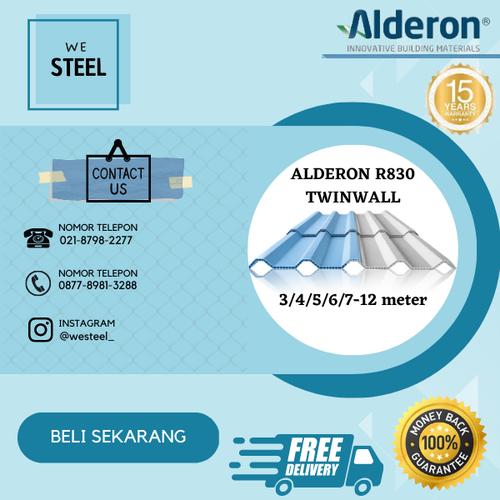 Jual ALDERON R 830 ATAP uPVC TWINWALL CORRUGATED 3 4 5 6 7 meter - 1 ...