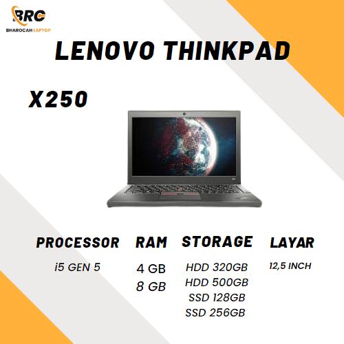 Jual Laptop Lenovo Thinkpad X250 Core i5 Gen 5 Ram 8GB Ssd 256GB ...