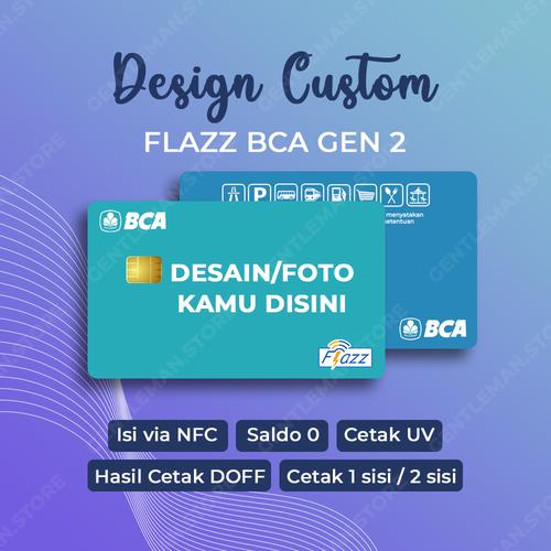 Jual CUSTOM PRINT UV KARTU E MONEY E TOLL FLAZZ BCA GEN 2 1 SISI / 2 ...