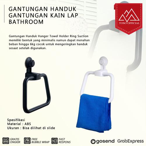 Jual GANTUNGAN HANDUK GANTUNGAN KAIN LAP BATHROOM HANGER TOWEL HOLDER ...