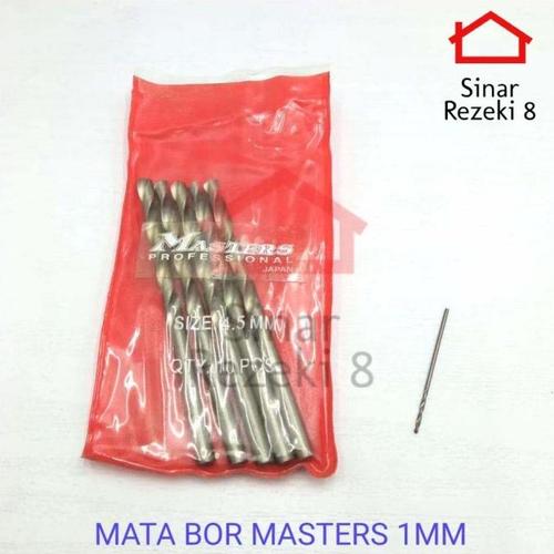 Jual Mata Bor Besi Masters 1 mm / Bit Besi Hole Saw Pelubang Kayu 1 ...