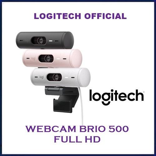 Jual Logitech Brio 500 Webcam Full HD HDR dan Noise Cancelling ...