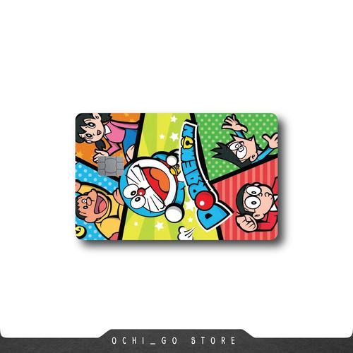 Jual Sticker Kartu Atm Skin Card Kartun Doraemon lucu Emoney Flazz E ...