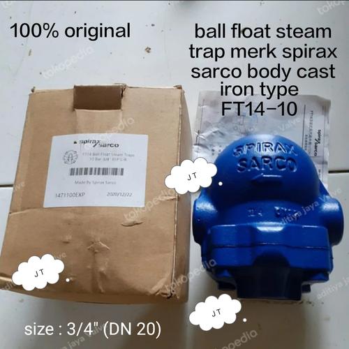Jual ball float steam trap spirax sarco 3/4 inch PN 16 FT14-10 - Kab ...