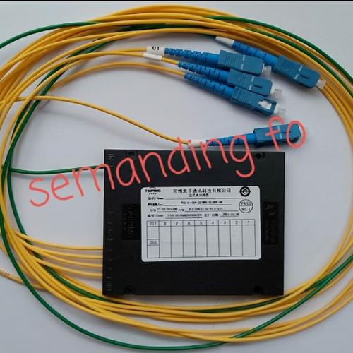 Jual Passive splitter pasif spliter 1 : 4 modular fiber optic - Kota ...