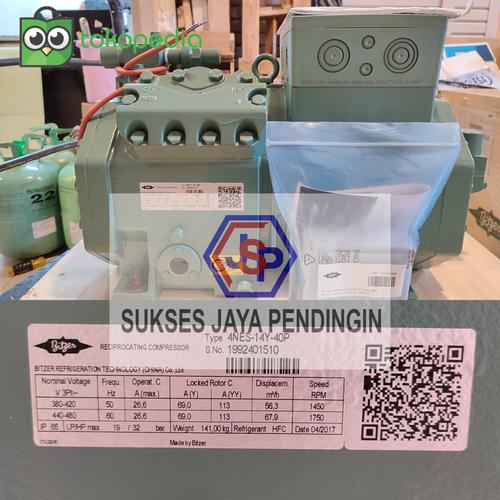 Jual Compressor Bitzer 4NES-14Y-40P Low Temp - Jakarta Barat - Sukses ...