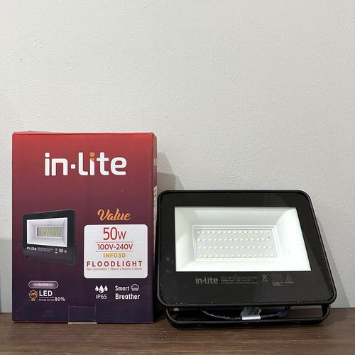 Jual LAMPU SOROT FLOODLIGHT LED INLITE VALUE 50W- INF030 - Putih - Kota ...