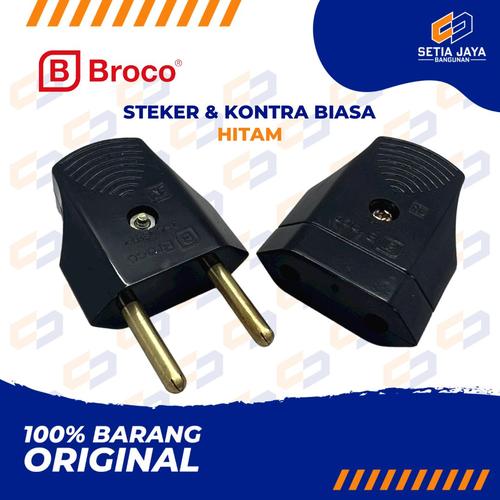 Jual Steker / Colokan Gepeng / Biasa Listrik / Kabel Broco Tipis / Mini ...
