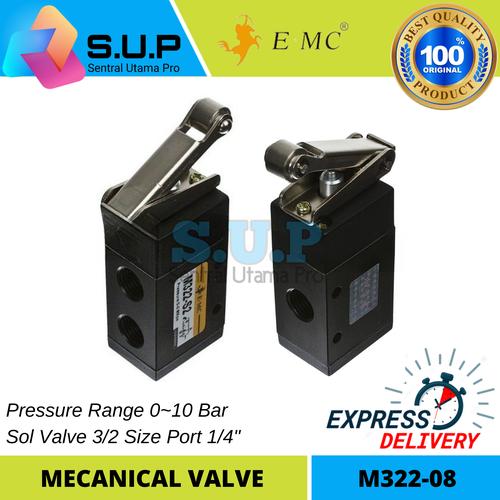Jual Mechanical Valve M Series M322-08 EMC Pneumatic - Jakarta Barat - Sentral Utama Pro | Tokopedia