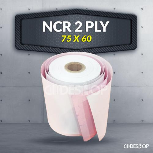 Jual Kertas NCR Ukuran 75x60 mm ( 2 Ply ) Struk Printer Dot Matrix ...