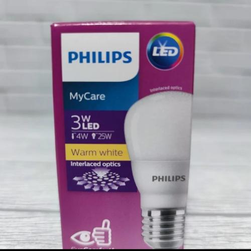 Jual PHILIPS LED MYCARE 3W CAHAYA KUNING WARMWHITE WW LAMPU LED PHILIPS ...