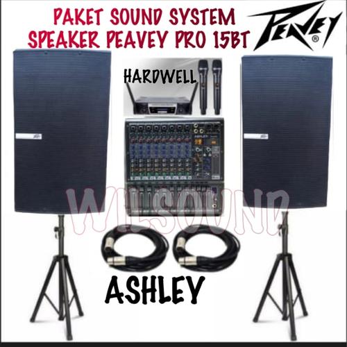 Jual PAKET SOUND SYSTEM OUTDOOR INDOOR PEAVEY PRO 15BT ASHLEY 8CH ( 1 ...