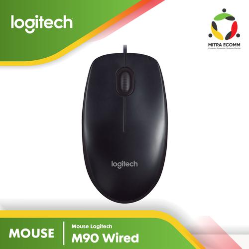 Jual Mouse Logitech M90 ORIGINAL - HD Optical Wired Mouse - GARANSI ...