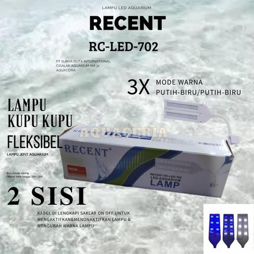 Jual Lampu Led aquarium 2 SISI RECENT RC 702 LED Lampu Kupu" 3 mode ...