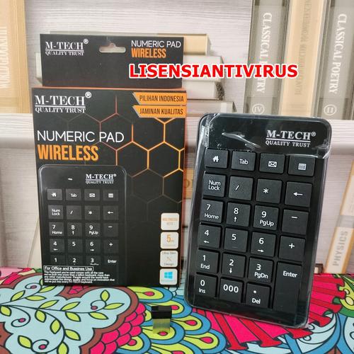 Jual Keyboard Numeric Wireless Mtech Keybaord Numpad Wireless M-tech ...