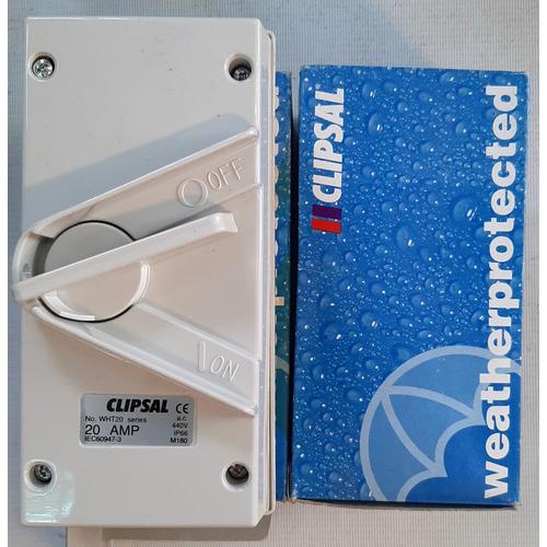 Jual Isolating / Isolator Switch 3 Pole 20 A WHT_20- CLIPSAL Schneider ...