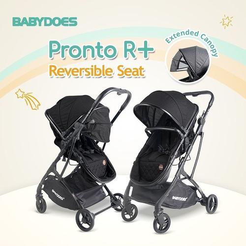 Jual Stroller Babydoes Pronto R / Cabin Size Reversible 2222 - R+ Dark ...