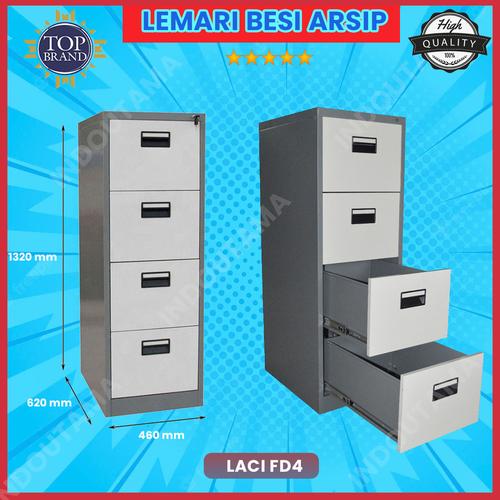 Jual Filling Kabinet Besi 4 Susun Laci Cabinet Laci Dokumen Arsip ...