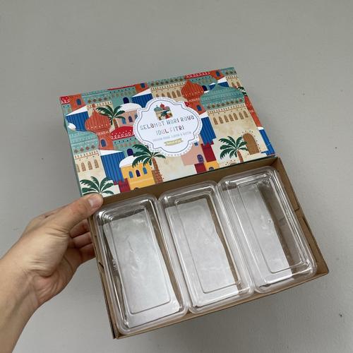 Jual Box Packaging Toples Kue 350gr isi 2 Cookies Dus Idul Fitri ...