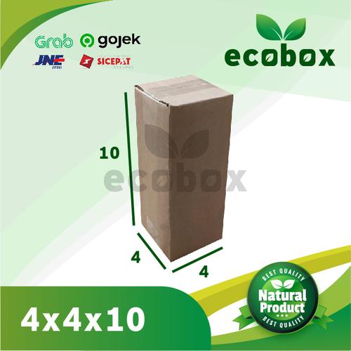 Jual KARDUS BOX uk 4x4x10 CM Kotak Packaging Corrugated SHEET POLOS ...