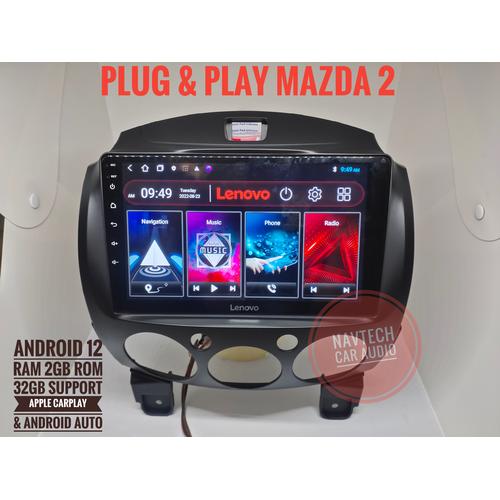 Jual Head unit android 9 inch 2/16 Mazda 2 / Head unit mazda 2007-2014 ...