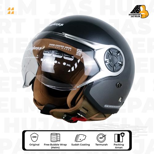 Jual Helm Cargloss Hijab Anchor Grey Glossy - Kota Bandung - HelmPro ...