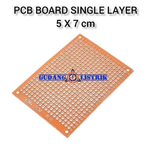 Jual PCB Lubang 5x7cm Satu Sisi Single Layer PCB Board Universal 2.54mm - Kota Pontianak ...