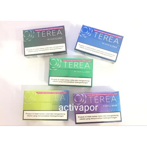 Jual TEREA Heat Stick Iqos Iluma MENTHOL Blue Purple Black Green Bright ...