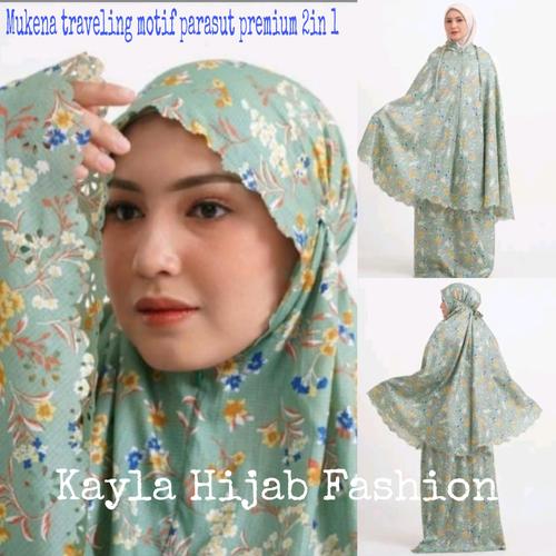 Jual Mukena Sarah Series Parasute 2 in 1 Loufie Collection ( Jumbo ...