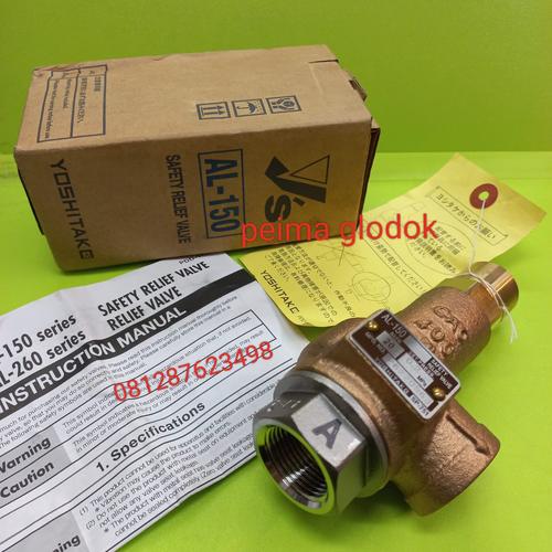 Jual Safety valve Yoshitake AL-150 3/4"/Relief valve yoshitake AL-150 3 ...