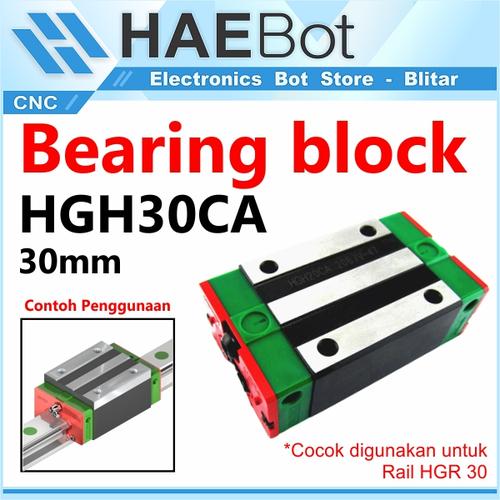 Jual [HAEBOT] HGH30 HGH30CA Bearing Block Linear Rail Guide 30mm HGR30 ...
