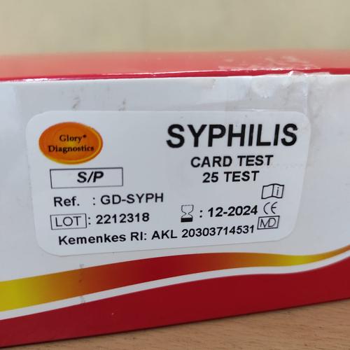 Jual Alat Tes TP Sifilis - Syphilis Card 25's Glory - Kota Tangerang ...