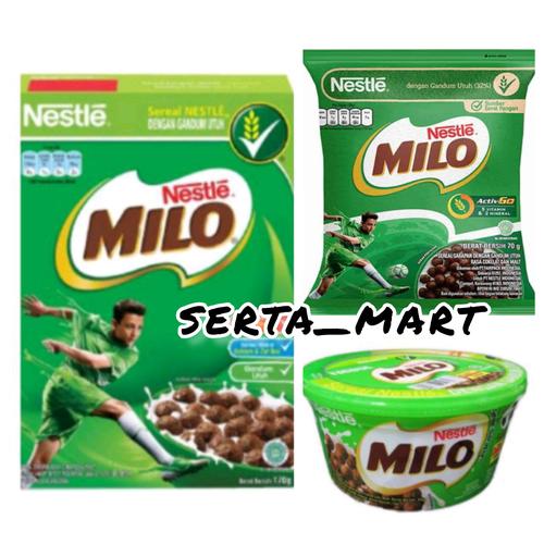 Jual Milo Cereal Balls Box 150gr / 300gr - Sereal Ball Cokelat Pouch ...