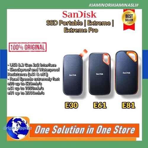Jual SanDisk Extreme SSD Portable V2 2TB 1TB 500GB USB Type C External SSD - 480GB(520MB) - Kota ...