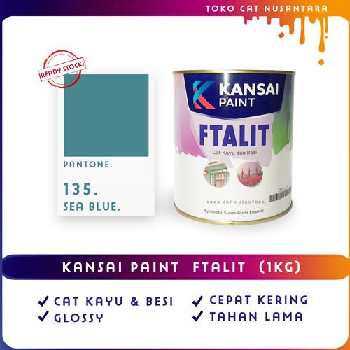 Jual Cat Minyak FTALIT GLOSS untuk Kayu & Besi (1 kg) - READY Var. Blue ...