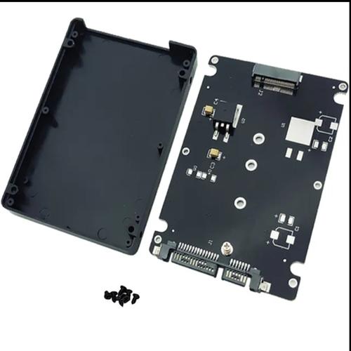 Jual M.2 SATA to SATA 3.0 Casing 2.5 inch Enclosure Case Caddy 6gbps ...