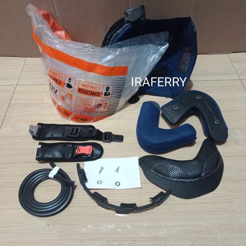 Jual busa helm ink cx22 fullset + karet helm + kaca helm ink warna ...